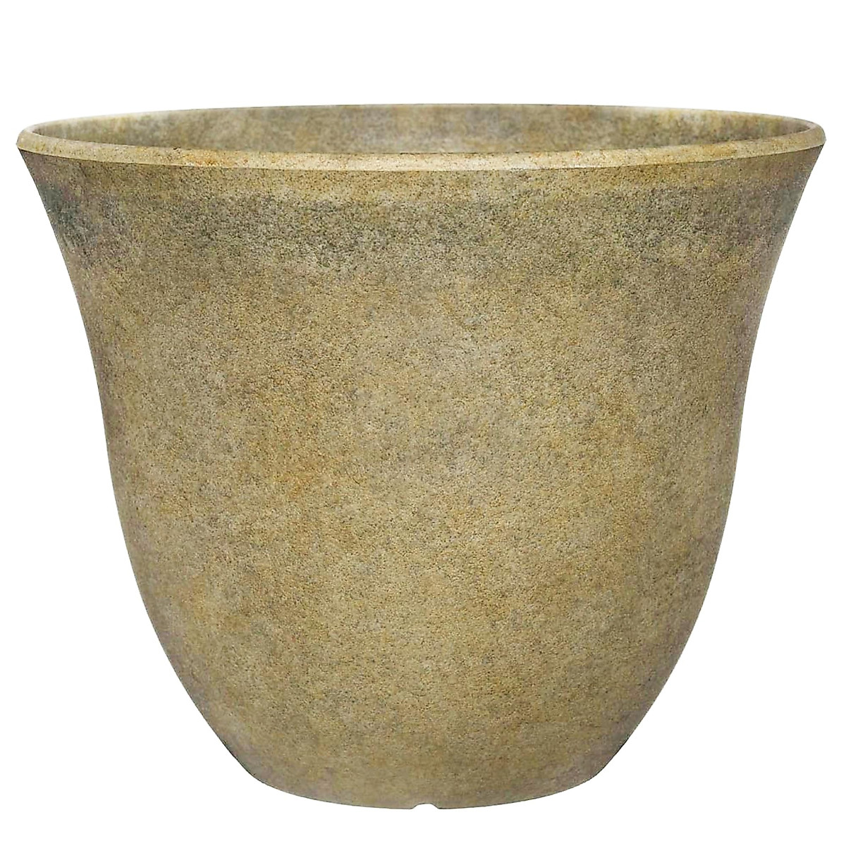 Classic Home and Garden Honeysuckle Planter, Patio Pot, 13" Fossil Stone (One Pack)