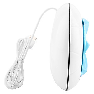 USB Mini Ultrasonic Washing Machine Turbine Cleaner Portable for Washing Machine Multifunction Travel Washing Device Tool for Clothes Fruit Vegetable Underwear Socks(Blue)