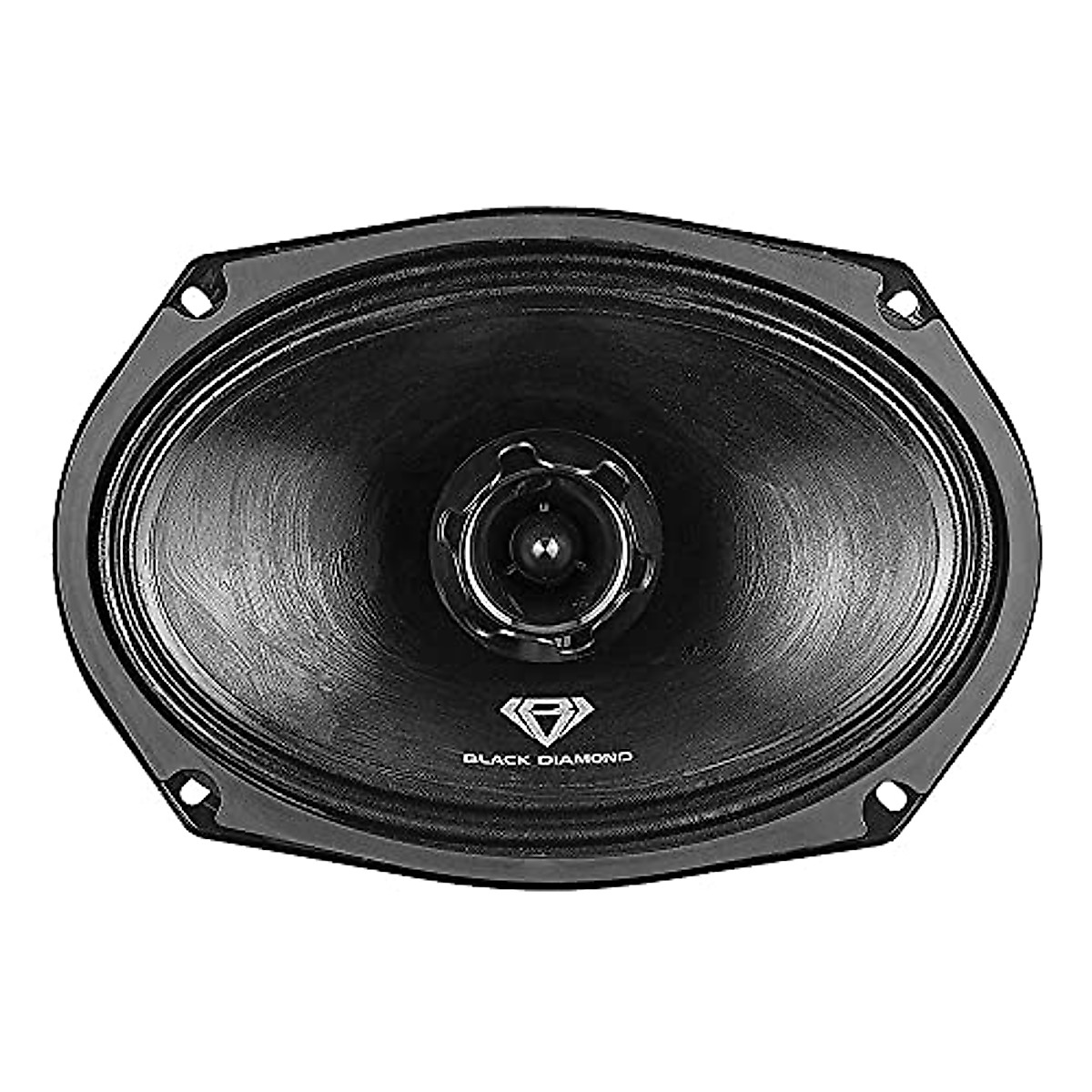 BLACK DIAMOND DIA-XT69 6 x 9 Inches Car Audio Mid-Range Loudspeaker with Built-in Bullet Tweeter 4-Ohm 550 Watts (1 Speaker)