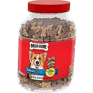 Milk-Bone Mini's Biscuits Flavor Snacks Canister (36 oz. (2 Canisters))