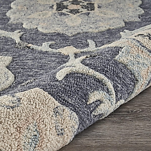 LR Home Ox Bay Felix Delicate Traditional Floral Area Rug