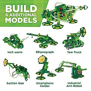 Thames & Kosmos Geckobot STEM Experiment Kit | Build a Wall-Climbing Robot & 6 Other Mechanical Creations | Explore The Physics of Air Pressure & Suction | Difficulty Level: Advanced