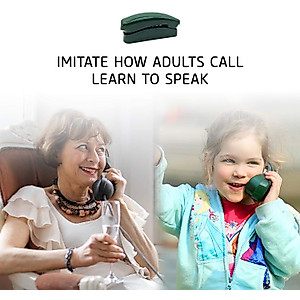 HAPPYPIE Toy Phone for Kids Swing Set Phone Pretend Phones and Learning Education Phone Plastic Telephone Creative Children Play Phone for Toddlers Baby Cell Phone Playhouse Phone (Green)