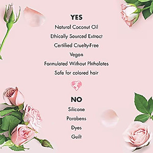 Love Beauty and Planet Shampoo & Conditioner Murumuru Butter & Rose 2 Count for Color-Treated Hair Shampoo and Conditioner Silicone Free, Paraben Free and Vegan 13.5 oz