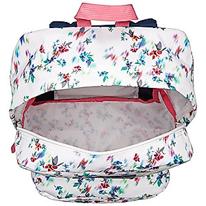 JanSport Unisex SuperBreak Multi White Floral Backpack