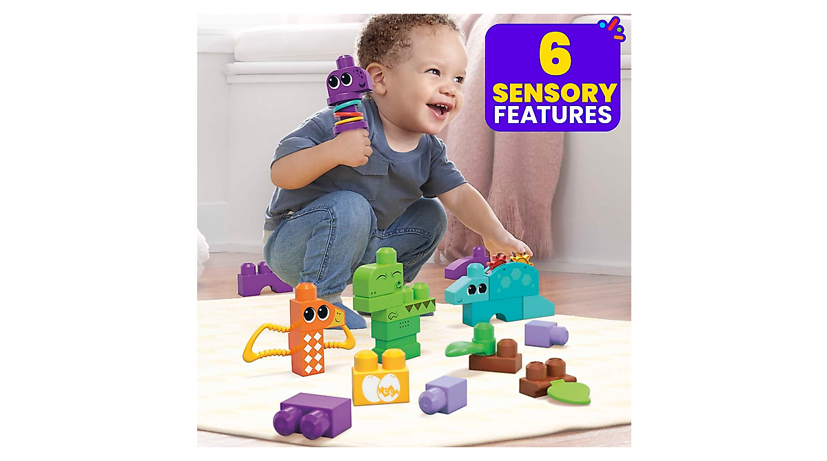 Mega BLOKS Squeak ‘n Chomps Dinos - 24 Piece Set