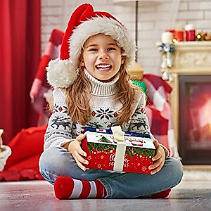 Mocoosy 2 Pack Lighted Christmas Gnome Plush Decorations, Handmade Swedish Tomte Gnome Ornaments with LED, Light Up Scandinavian Santa Elf Dolls Nordic Figurine for Holiday Xmas Table Tray Decor