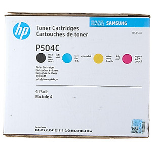 Samsung CLT-P504C - 4-Pack - Black, Yellow, Cyan, Magenta - Original - Toner Cartridge (SU400A) - for Samsung CLP-415, CLX-4195, MultiXpress SL-C1453, C1454, Xpress SL-C1404, C1810, C1860