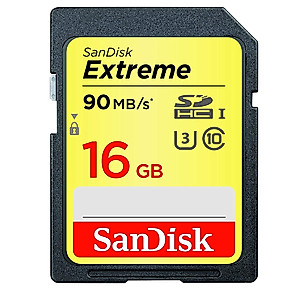 SanDisk Extreme 16 GB SD Card (5 Pack) Speed Class 10 UHS-1 U3 C10 4K HD 16G SDHC Memory Cards for Compatible Digital Camera, Computer, Trail Cameras