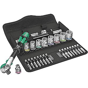 Wera 8100 SB 6 SPEED 3/8 29 PC 3/8" DRIVE METRIC