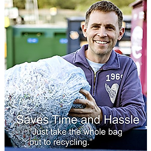 50 Paper Shredder Clear Bags - Perfect Size for Most Paper Shredders up to 15 Gallons