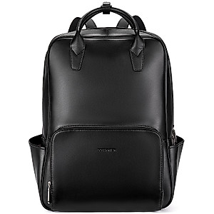 BOSTANTEN 20 inch Carry On Luggage Airline Approved ＆ Genuine Leather 15.6 inch Laptop Backpack Casual Backpack Travel Bag