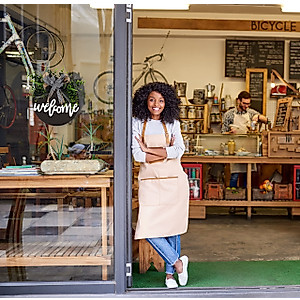Welcome Sign Welcome Front Door Round Wood Sign Hanging Welcome Sign for Farmhouse porch Spring Welcome Sign Front Door Decoration （Blackboard welcome） (Black Hello, Black 12 inches)