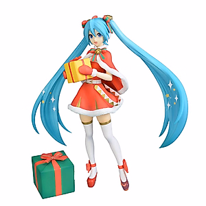 Sega Hatsune Miku Super Premium Action Figure Christmas 2019, 9"
