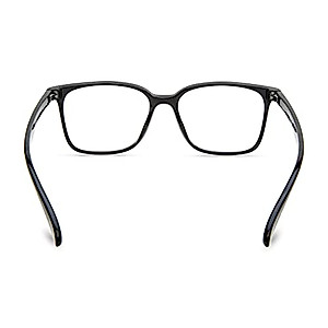 Kenneth Cole REACTION unisex adult Kc1503-b Blue Light Blocking Eyewear Frames, Shiny Black, 52mm US