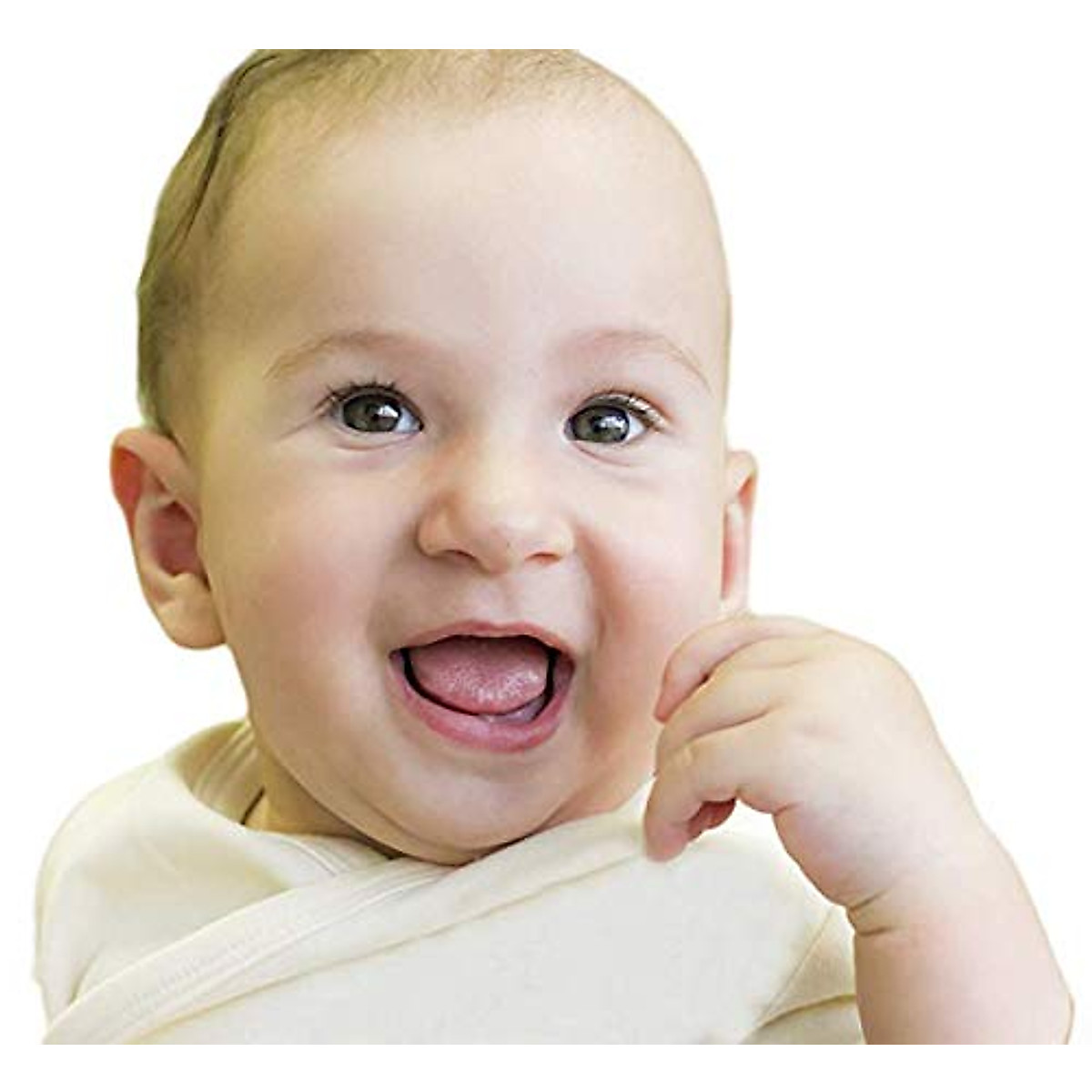 GOTS Certified 100% Organic 5 Piece Basic Essentials Layette Set for Newborn Baby Boys and Girls White