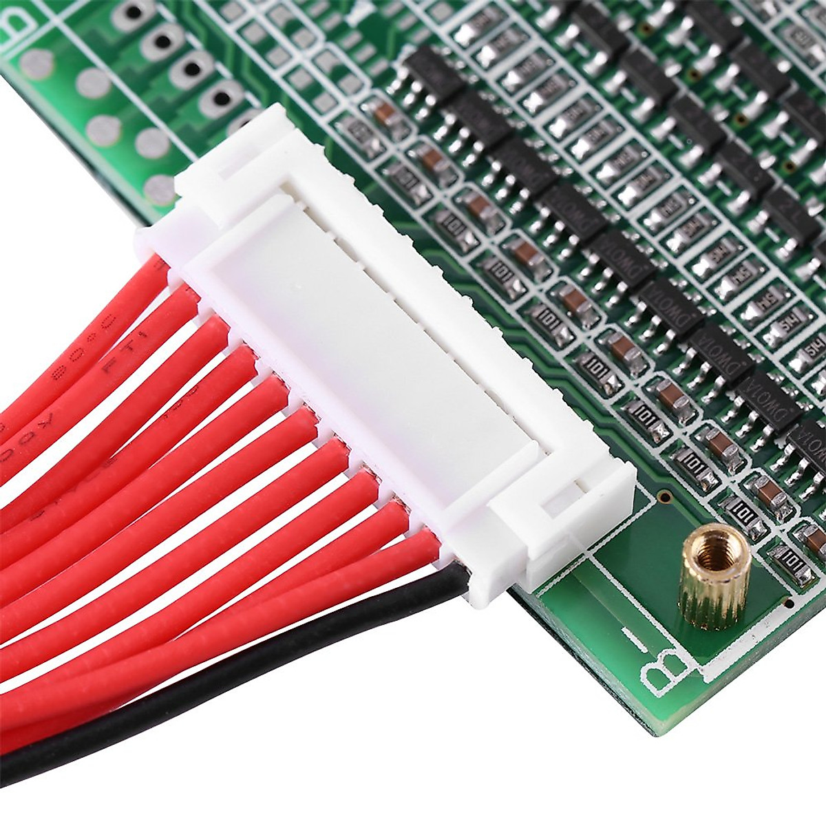 Akozon Protection Board 35A 36V 10S BMS PCB Protection Board with Balance and Heat Dink for 18650 Li-ion Battery Cell