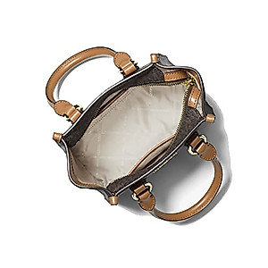 Michael Kors Kris Small Satchel (brown signature)