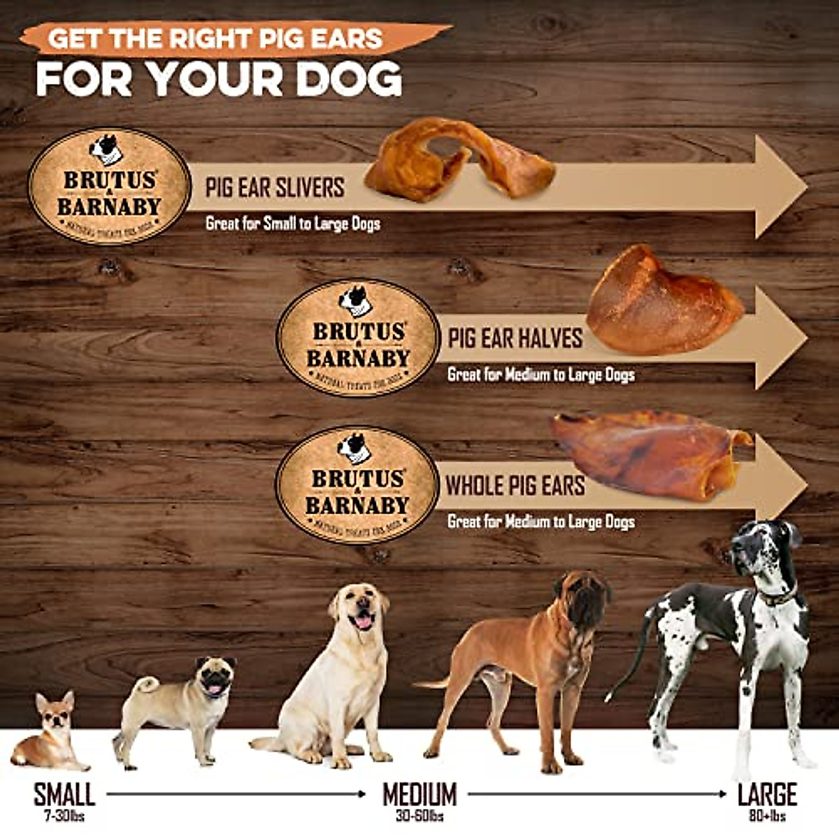 100% Natural Whole Pig Ear Dog Treat - 12 Pack - Our Healthy Dog Pig Ears Are Easy To Digest, Chemical & Hormone Free Thick Cut Pig Ears For Dogs Aggressive Chewers, Great For Small Or Large Dogs
