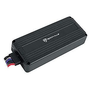Rockville ATV420 4 Channel UTV/Motorcycle Bluetooth Amplifier IP65 Micro Amp