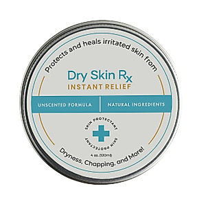 Coral Safe Instant Relief Dry Skin Moisturizing Balm - Extra Strength Hand, Feet, Elbow & Cuticle Salve Cream, Made with Natural Ingredients, Protect, Restore, Soothe, Hydrate Cracked & Chafed Skin