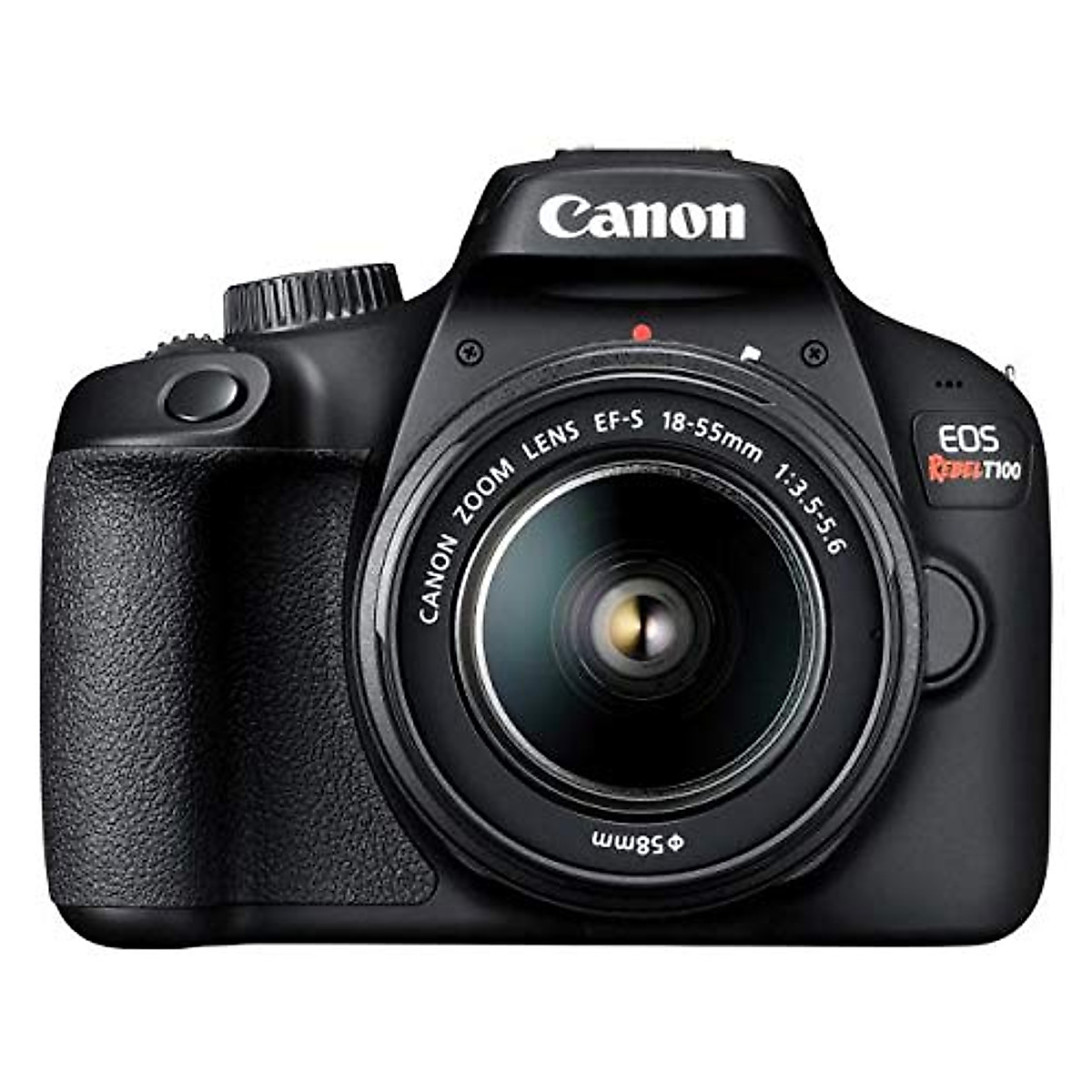 Canon EOS Rebel T100 DSLR Camera w/EF-S 18-55mm f/3.5-5.6 DC Lens (International Model)