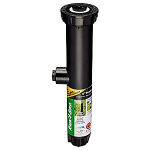 Rain Bird 1806APPRS Pressure Regulating (PRS) Professional Pop-Up Sprinkler, Adjustable 0° - 360° Pattern, 8' - 15' Spray Distance, 6" Pop-up Height, Black