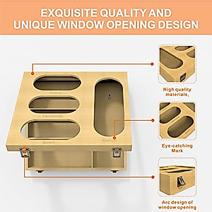 AILUROPODA Ziplock Bag Organizer for Drawer, Food Bag Storage Organizer Compatible with Gallon, Quart, Sandwich and Snack Various Sizes