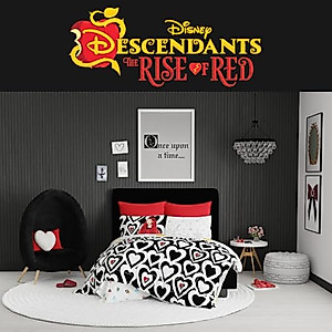 Franco Collectibles Disney Descendants 4 Bedding 5 Piece Super Soft Comforter and Sheet Set with Sham, Twin, (Officially Licensed Product)