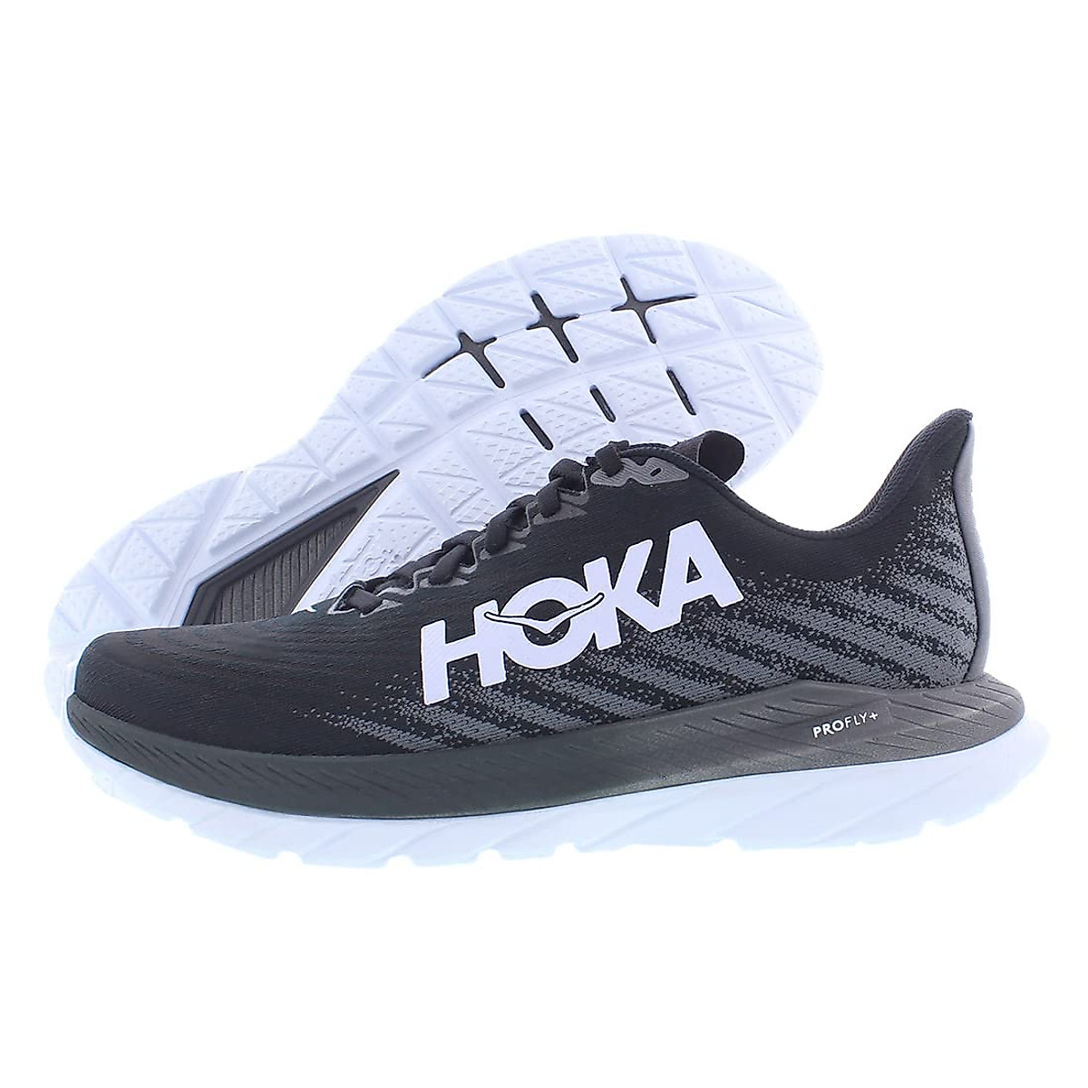 HOKA ONE ONE Mach 5 Womens Shoes Size 8, Color: Black/Castlerock