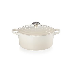 Le Creuset Enameled Cast Iron Signature Round Dutch Oven, 3.5 qt. , Meringue