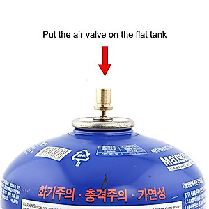 Hamans Outdoor Gas Refill Adapter Filling Butane Canister (Adapter-701)