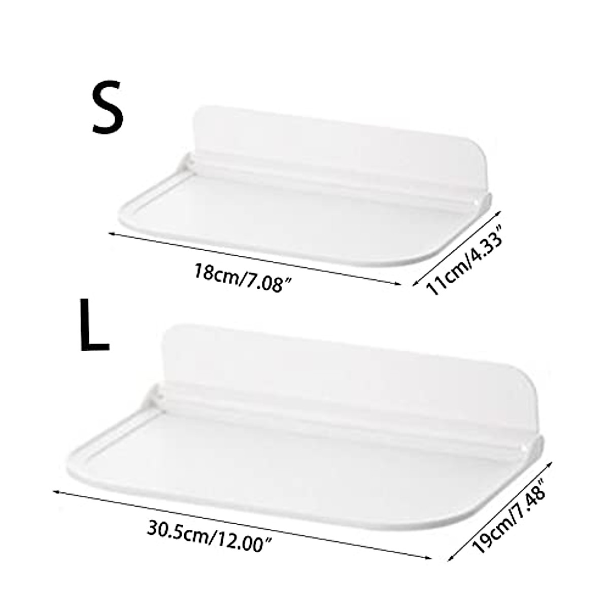 Aurgiarme Wall Mounted Foldable Storage Shelf Multipurpose Organization Holder for Kitchen Bathroom Towel Rack Supplies