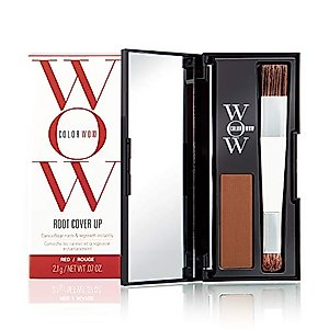 Color Wow Root Cover Up, Red – Instantly cover greys + touch up highlights, create thicker looking hairlines, water resistant, sweat resistant - No mess multi award winning root touch up
