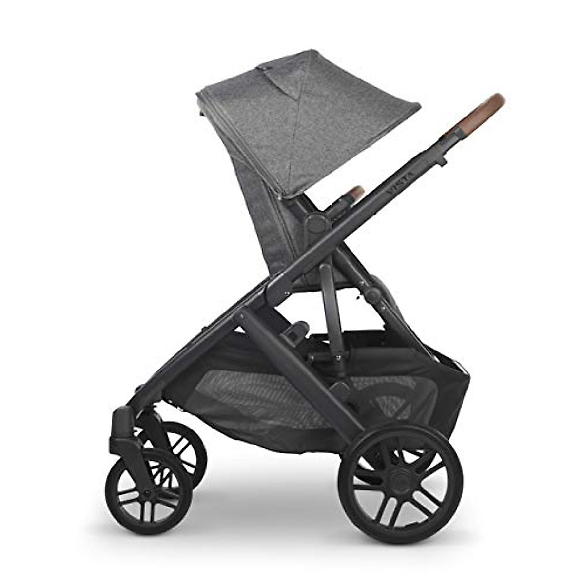 Vista V2 Stroller - Greyson (Charcoal Melange/Carbon/Saddle Leather)