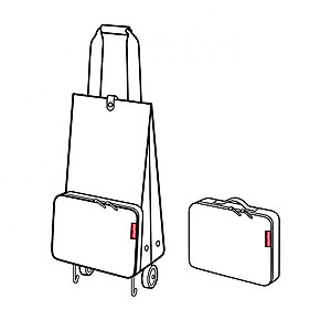 reisenthel foldabletrolley dots - Foldable, Compact Shopping cart - Easy to Store