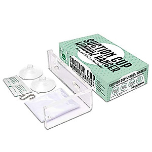 2-Pack Suction Cup Window Hanger – Hang Plants Indoors or Outdoors, Convenient Window Hanger for Bird Feeders,, Ornaments and Wind Chimes - Strong Suction Cups, Made From Weather-Resistant Acrylic