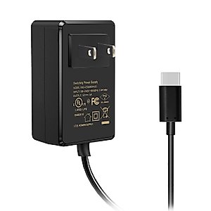 Geekworm Power Supply for Raspberry Pi 4, 20W 5V 4A USB C Power Adapter Type C Charger UL Listed Compatible with Raspberry Pi 4 Model B/Orange Pi 5/NASPi/DACPi/X-C1/X735/X728/X708/X703