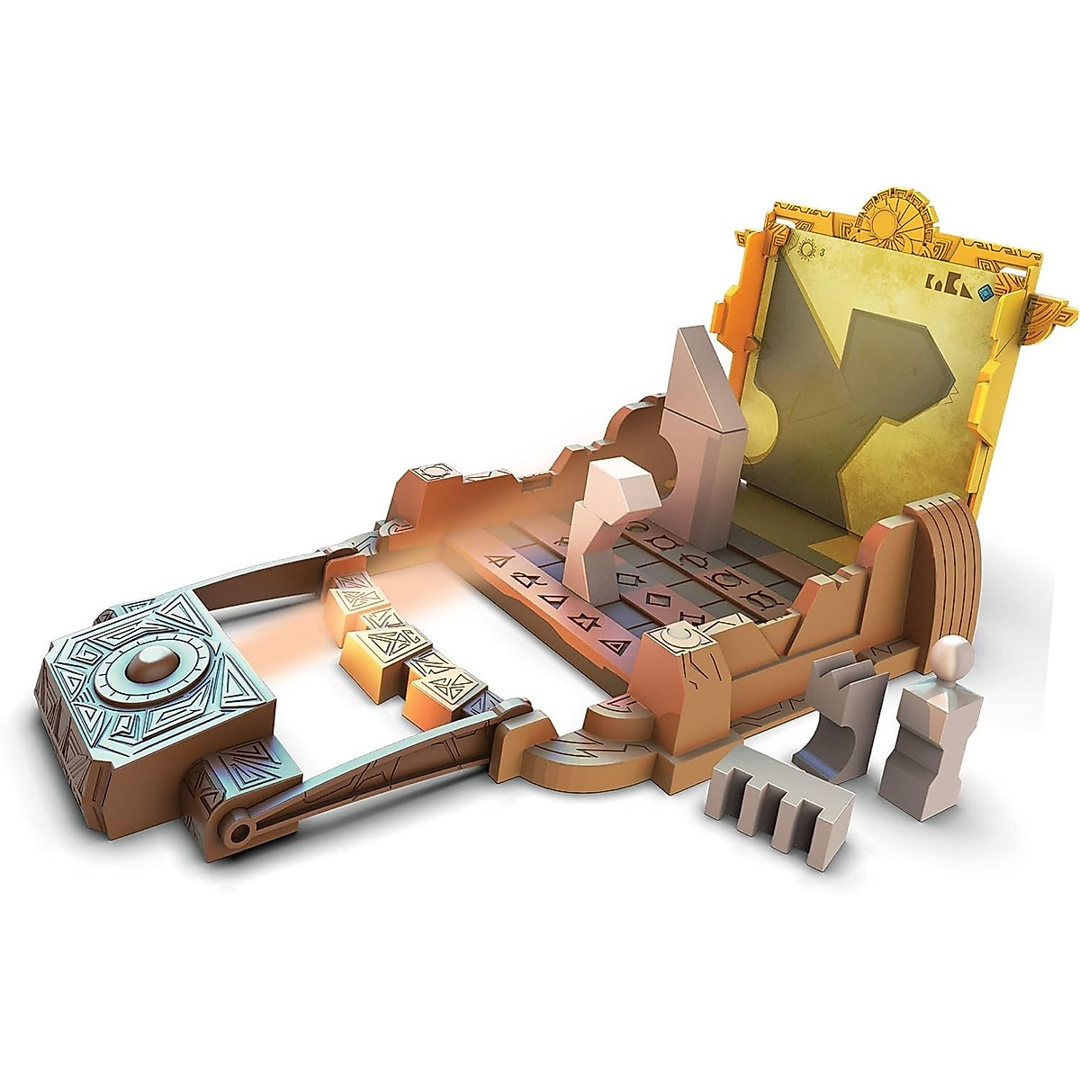 Shadow Glyphs Logic Puzzle Board Game | LogiQuest Puzzle Adventure Game | Kids & Family Puzzle Game | Includes 40 Puzzles | Convenient Portable Case | Ages 8+ | 1 Player | Avg. Playtime 15 Minutes