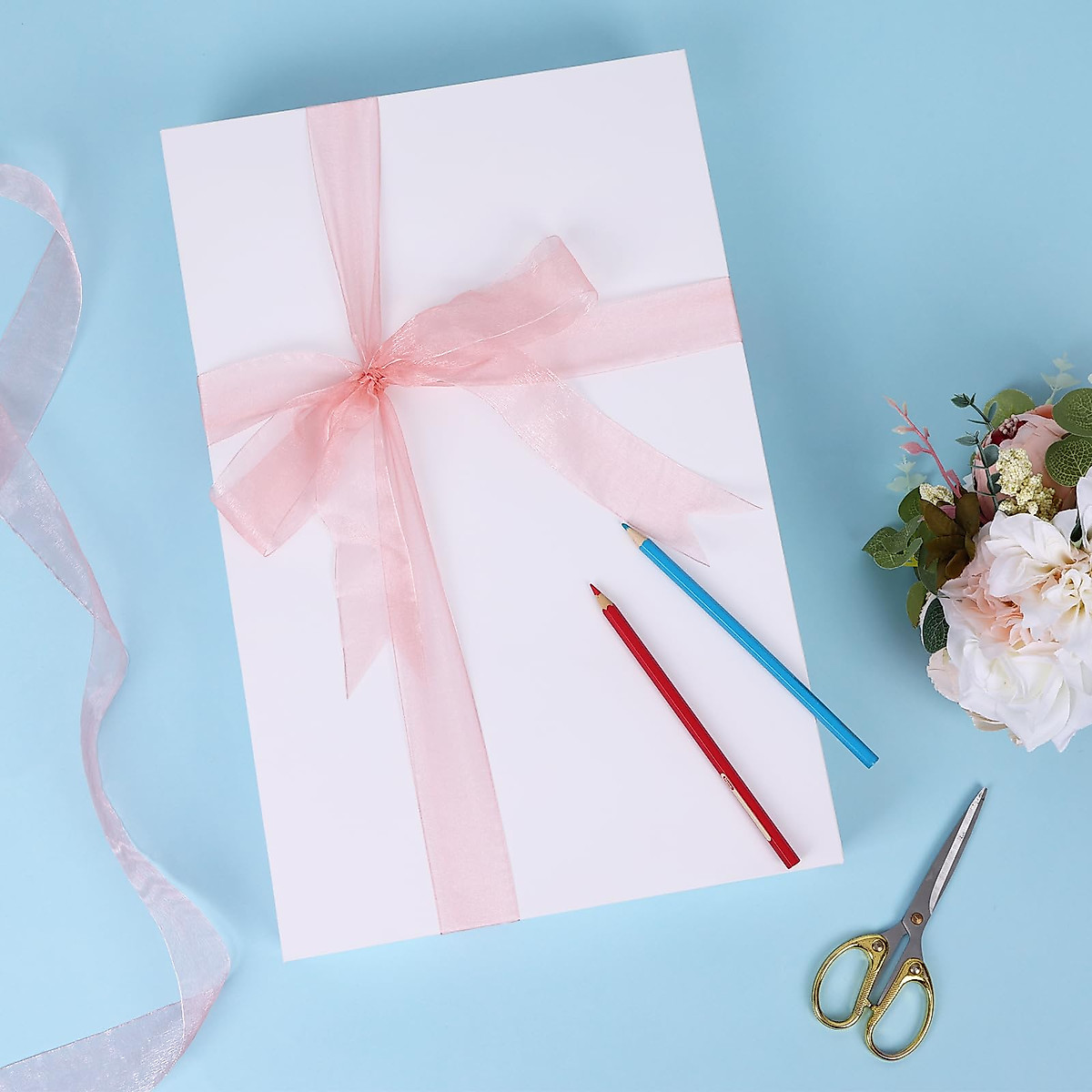 Moretoes 8pcs Gift Boxes with Lids for Presents, White Robe Boxes, XLarge Shirt Boxes Bulk for Wrapping Gifts, Christmas, Holidays, Birthdays, Graduations, Weddings (17''x11''x2.4'')