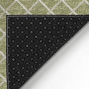Dalyn Rugs Indoor/Outdoor York YO1 Green Washable 8' x 10'