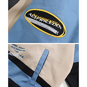 Aelfric Eden Men's Varsity Jacket Harajuku Vintage Graphic Baseball Jacket Unisex Coats Streetwear