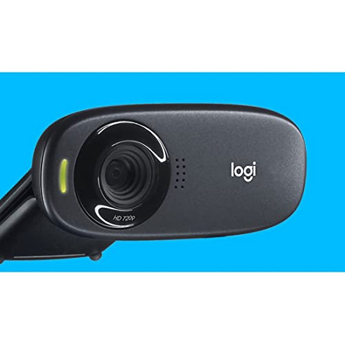 Logitech C310 Webcam - Black - USB 2.0-1 Pack(S)