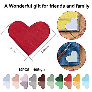 10 Pack Heart Cute Magnetic Bookmarks Bulk for Books, Assorted Magnetic Page Corner Bookmarks for Book Lovers,Kids,Women,Men,Teachers,Students,Birthday Christmas Graduation Gift (2-Side Printed)