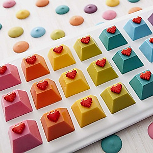 Wilton Silicone Gem Shapes Candy Mold, 12-Cavity