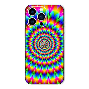 HK Studio Hologram Illustration Skin Decal (Not Case) for iPhone 13 Pro Max - No Bubble, Slim, Waterproof - Protecting & Personalizing iPhone's Back, Camera, Frame