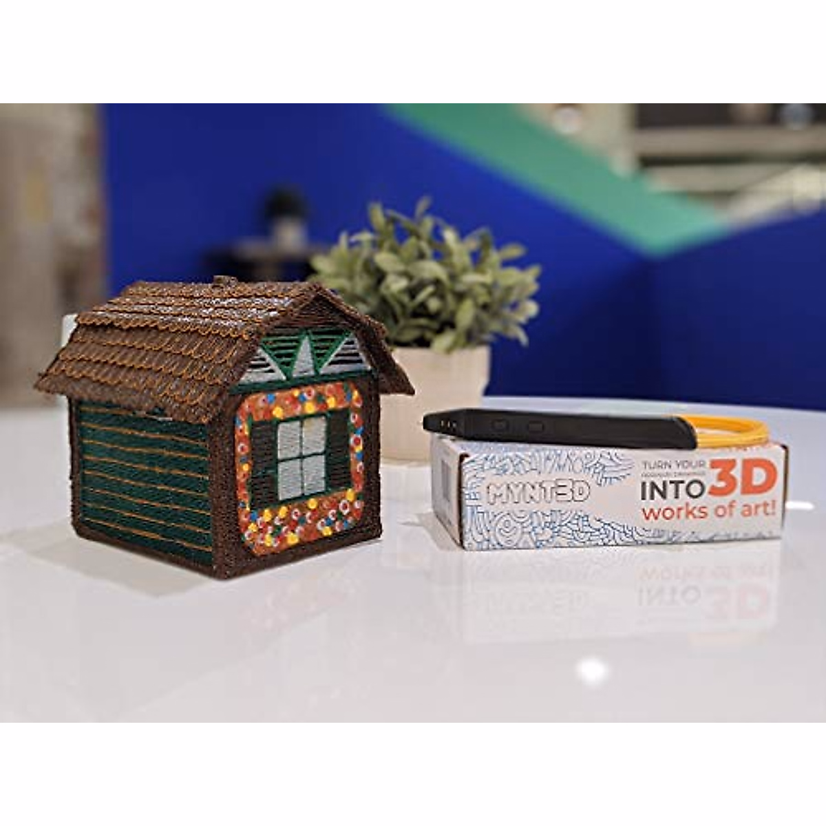 MYNT3D Super 3D Pen, 1.75mm ABS and PLA Compatible 3D Printing Pen