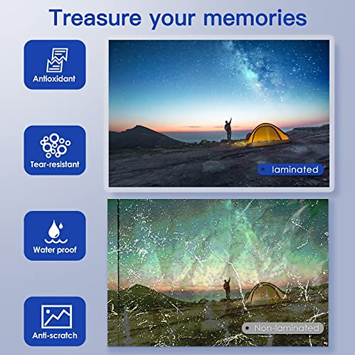 MAXDONE Thermal Laminating Pouches, Laminating Sheets, 3Mil A4, A5, A6 for Laminator 100 Pack