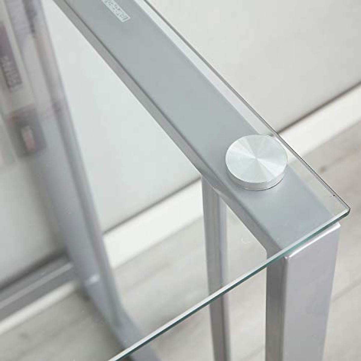 sogesfurniture Computer Glass Desk Large Offic Desk Computer Table Desk Writing Desk,BHUS-UT-097