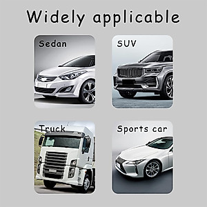 2PCS Car Battery Terminal Connector, Positive Negative Battery Cable Ends, Automotive Terminal Clamps Connectors, 4 Way Quick Release Disconnect Car Battery Terminal Compatible with Cars Vans Trucks